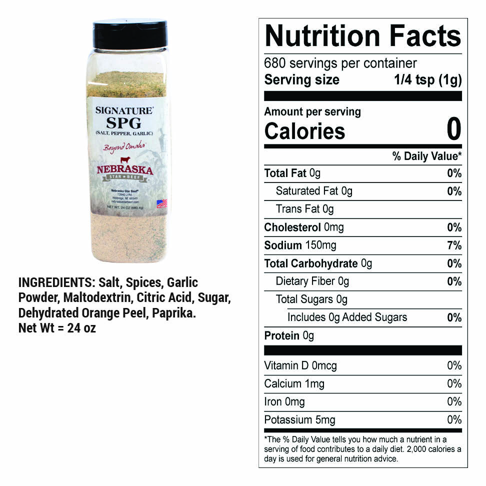 24oz Signature® SPG (Salt, Pepper, Garlic)