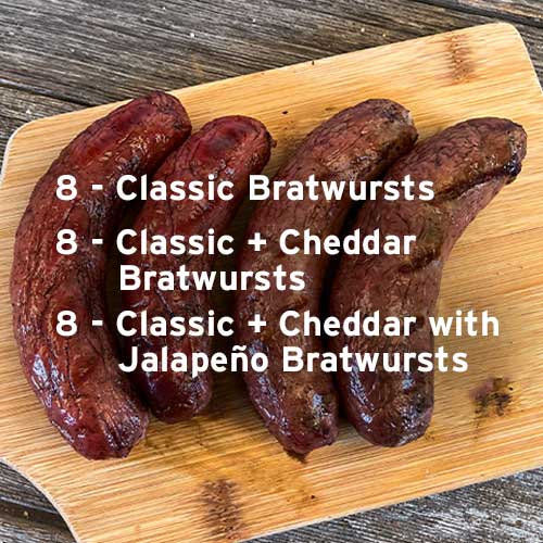 Brat Variety Bundle – FREE SHIPPING! | Nebraska Star Beef®